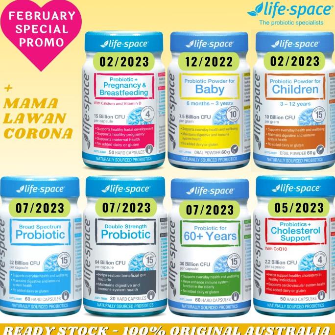Jual LIFE SPACE Broad Spectrum Probiotic LIFESPACE 60+ 60 Years ...