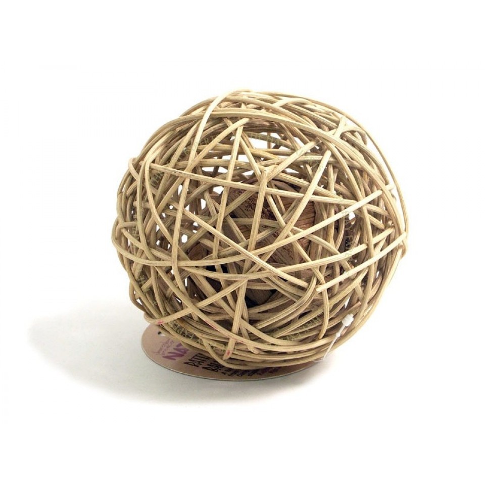 Jual RATTAN HAY BALL / ROTAN HAY BALL / MAINAN BOLA ROTAN KELINCI ...