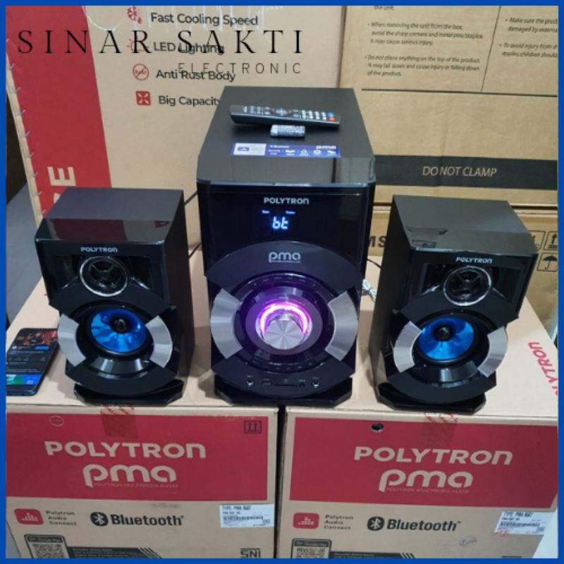 Jual POLYTRON SPEAKER AKTIF PMA 9507 PMA9507 BLUETOOTH + RADIO | Shopee Indonesia