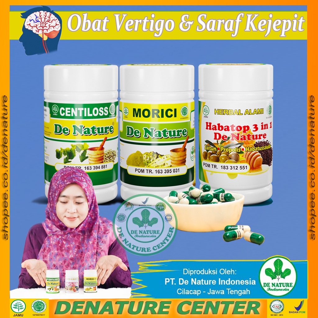 Jual Obat Vertigo , Obat Saraf Kejepit , Obat Struk , Pusing , Gelisah ...