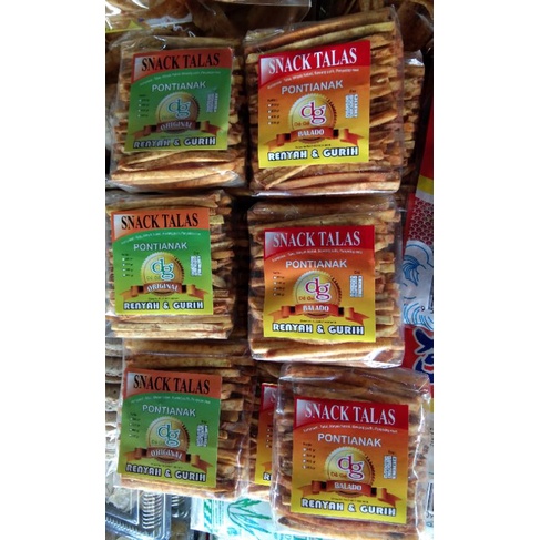 Jual Snack Talas Pontianak / Stick Talas DG / Stik Talas Dege / Keripik ...