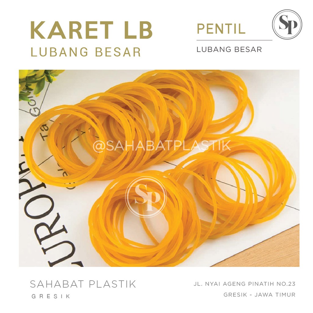 Jual KARET GELANG PENTIL/ KARET GELANG LUBANG KECIL/ KARET LUBANG BESAR ...