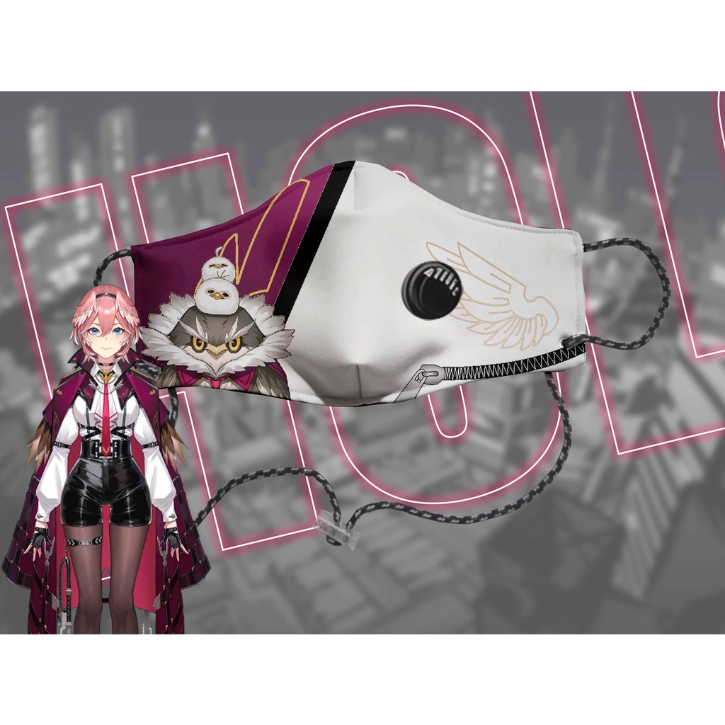 Jual Masker Hololive x Generation Vtuber Anime N95 TAKANE LUI 2PLY ...