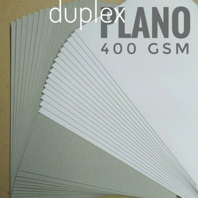 Jual ( 5 Lembar ) Kertas Duplex Duplek 400 Gsm Uk Plano 79cm X 109cm ...