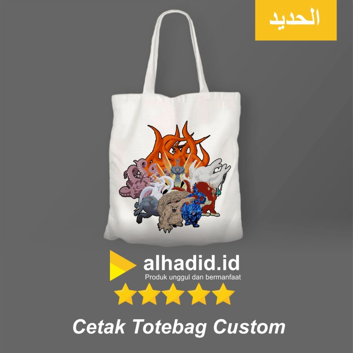 Jual Cetak Totebag Custom Jinchuriki Kyubi Design Fullcolor Custom ...