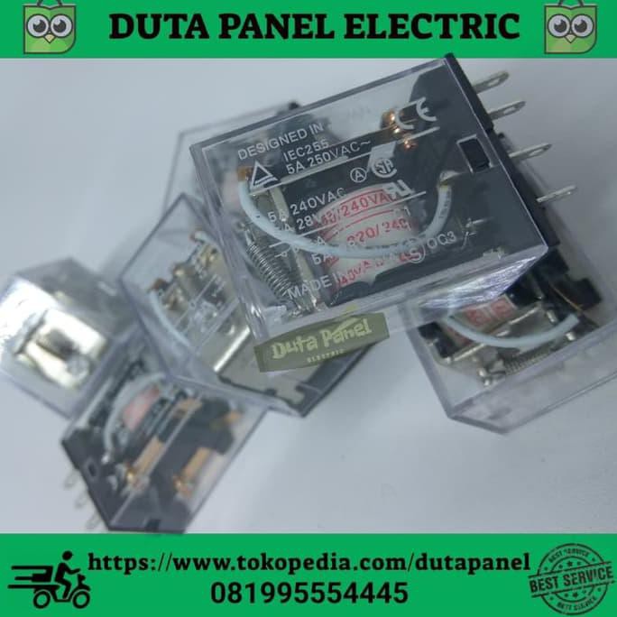 Jual Relay MY2 8 Pin 220VAC - 24VDC - 12VDV | Shopee Indonesia