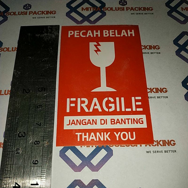 Jual STIKER PENGAMAN BARANG PECAH BELAH | Shopee Indonesia