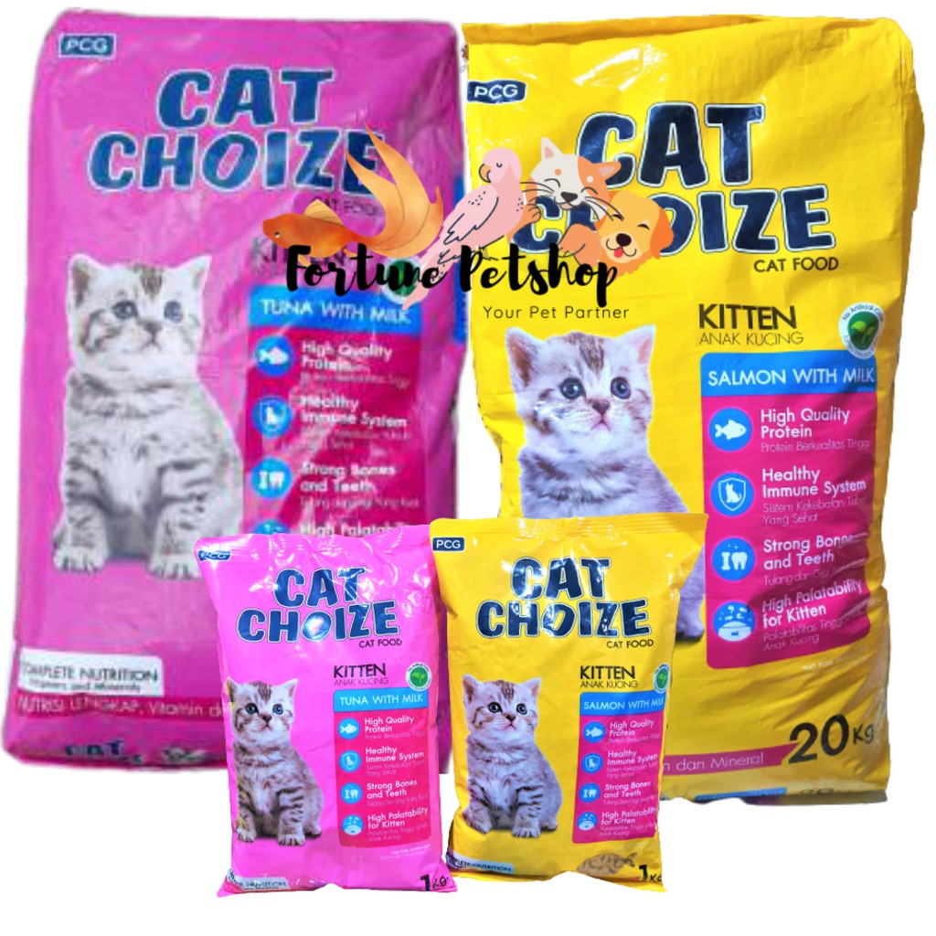 Jual GRAB INSTANT - CAT CHOIZE KITTEN TUNA 20 KG / CAT CHOIZE KITTEN ...