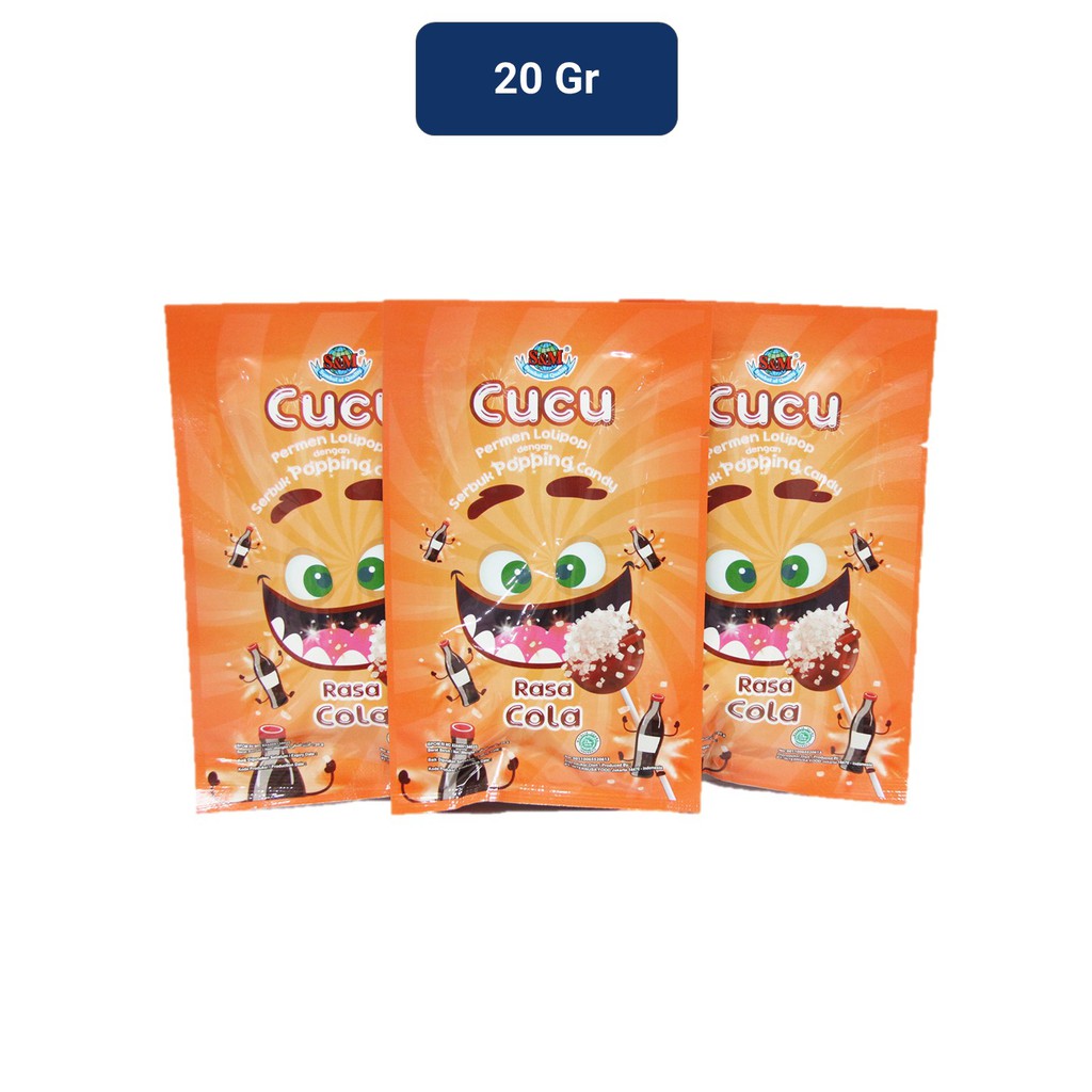 Jual Cucu Popping Rasa Cola 20 gr | Shopee Indonesia