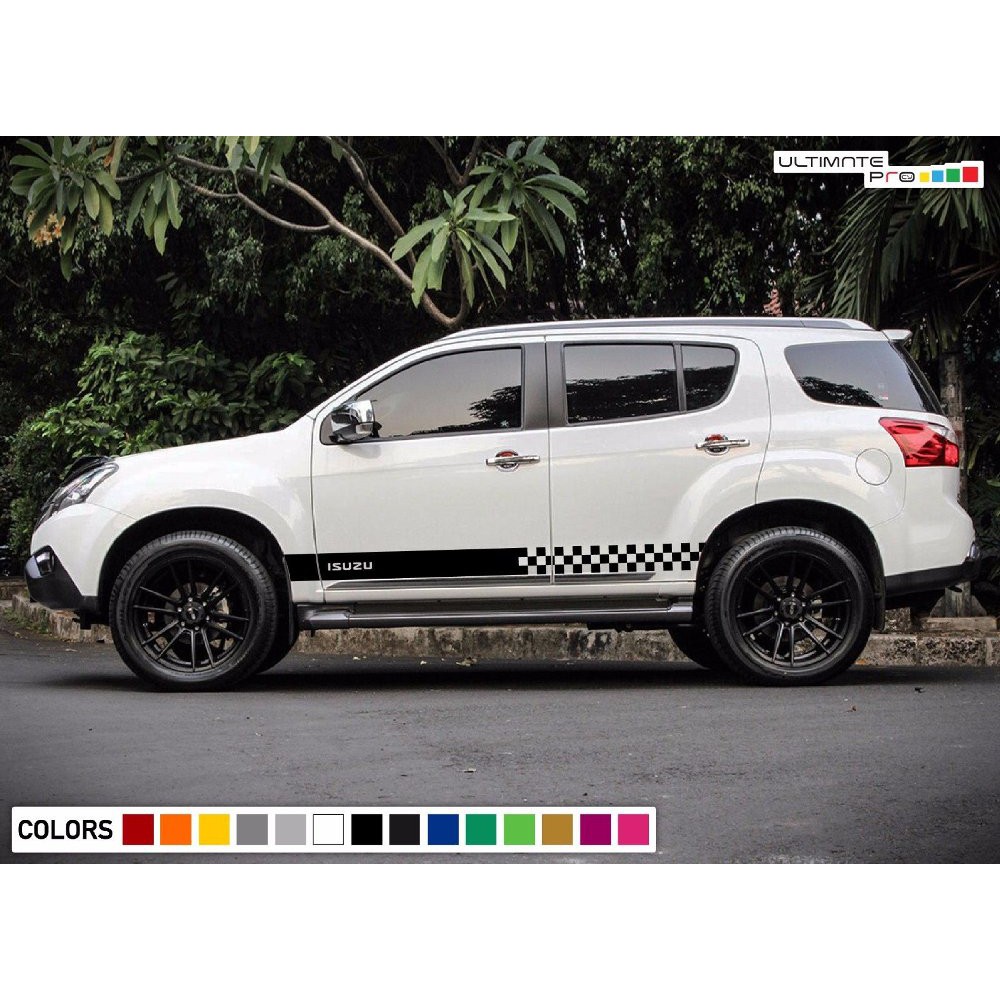 Jual sticker stiker mobil isuzu panther mux dmax universal isuzu list ...