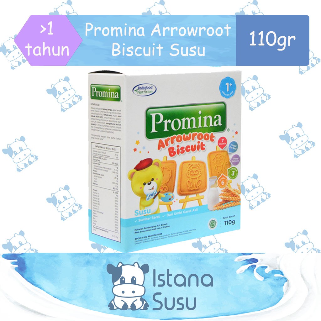 Jual Promina Cookies Arrowroot Biscuit 110gr | Shopee Indonesia