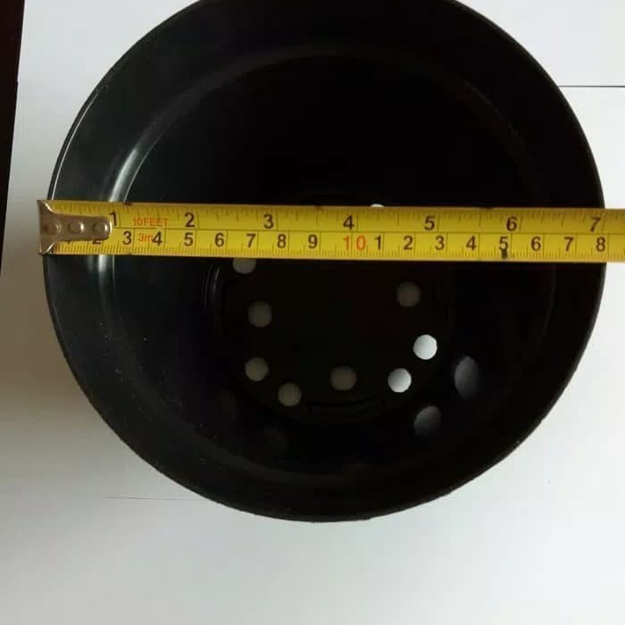 Jual POT Bunga | POT 20 HITAM | POT PLASTIK | Pot 20 cm | Pot plastik ...