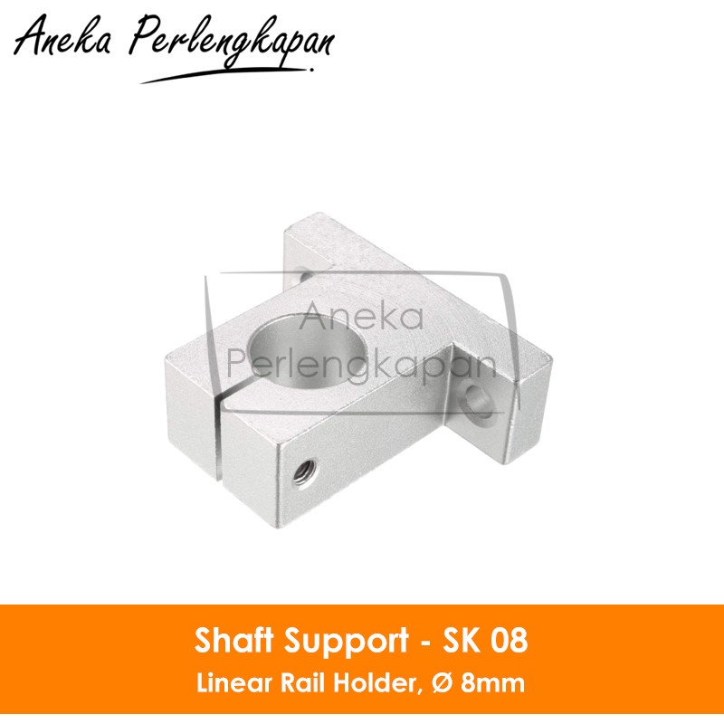 Jual SK08 Linear Rail Shaft Support Unit for 8mm Rail / Rod | Shopee ...