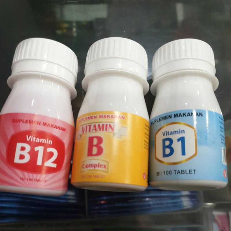 Jual B1 B12 B COMPLEX PIM ISI 100 | Shopee Indonesia