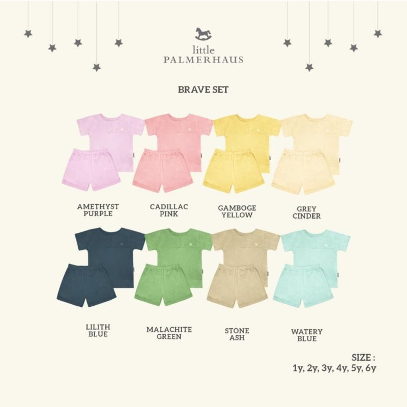 Jual Little Palmerhaus Brave Set Setelan Pendek Anak 1 -6 Tahun ...