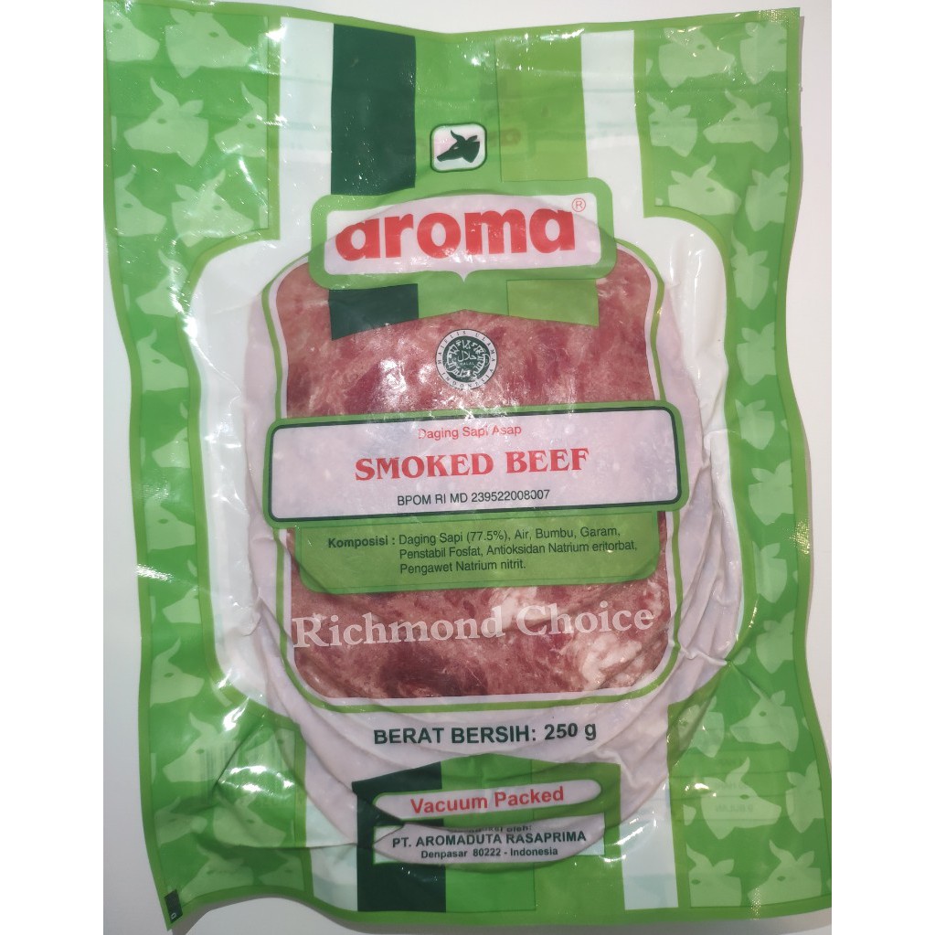 Jual SMOKED BEEF AROMA 250 GRAM | Shopee Indonesia