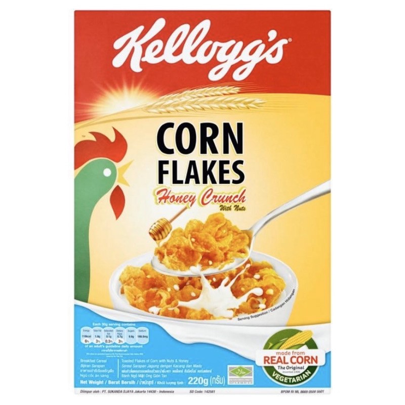 Jual Kellogs corn flakes honey crunch 220 gr | Shopee Indonesia