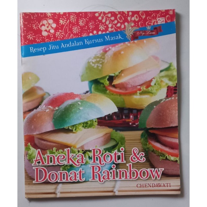 Jual resep jitu andalan kursus masak aneka roti dan donat rainbow ...