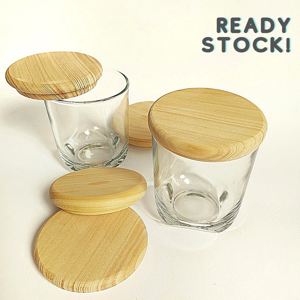 Jual JAR GELAS LILIN, DLL (200ml) | BOTOL TOPLES KACA BELING TUTUP KAYU ...