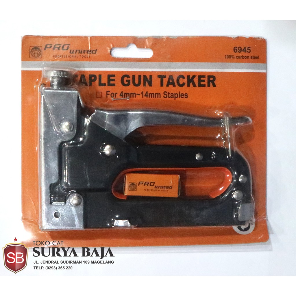 Jual PRO-UNITED Staple Gun Tacker | Shopee Indonesia