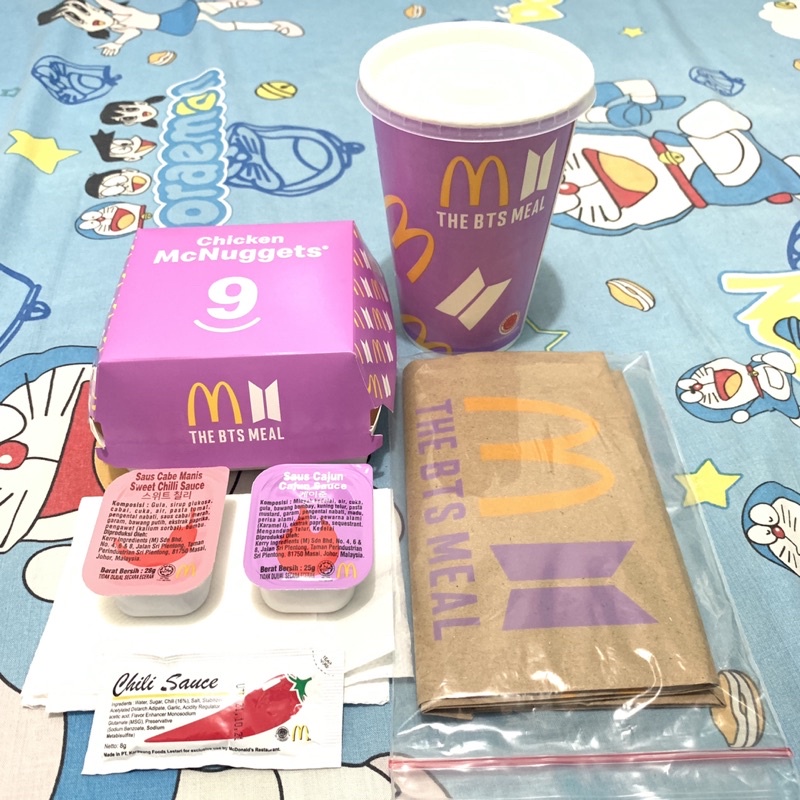 Jual BTS MEAL MCD LENGKAP DENGAN SAUCE | Shopee Indonesia