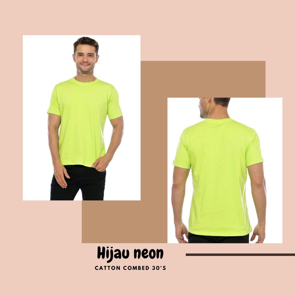 Jual Langsung Dari Pabrik - Kaos Polos Pria Lengan Pendek Warna Hijau ...