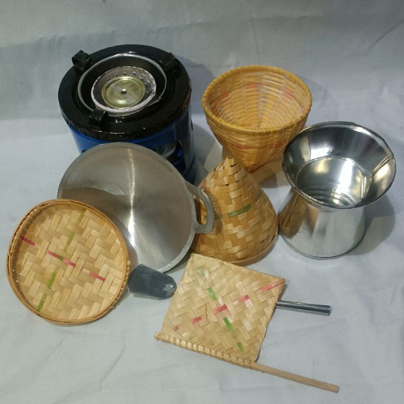 Jual Set Mainan Alat Masak Masakan Kompor Mini Paket Seeng Bambu ...