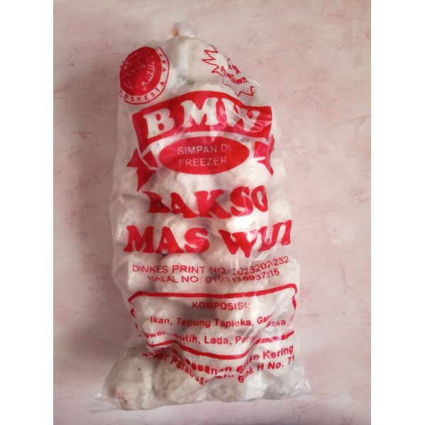 Jual Baso Mas Wiji ukuran sedang perbungkus isi 50 biji | Shopee Indonesia
