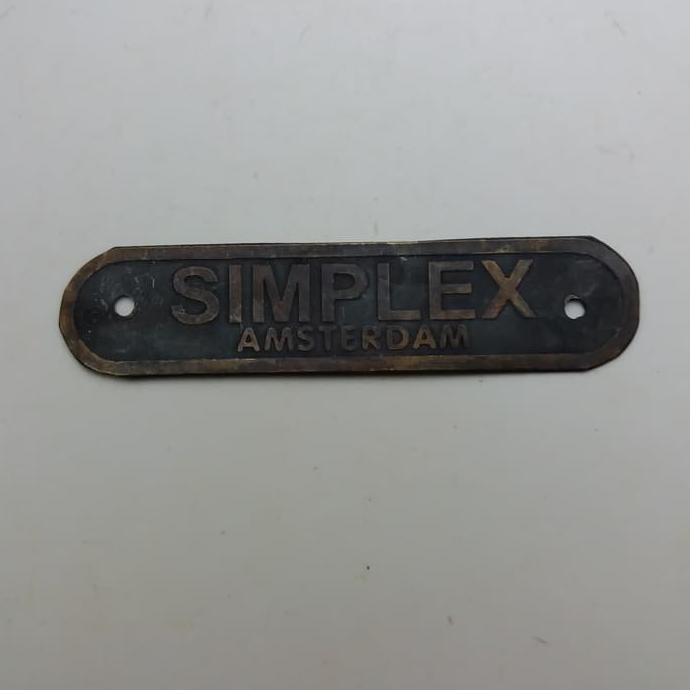 Jual Emblem Sadel Sepeda Onthel SIMPLEX | Shopee Indonesia