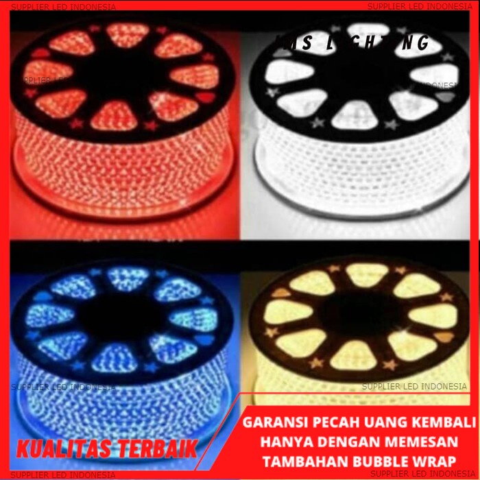 Jual Led Strip Lampu Selang Kotak SMD 5050 1 Meter / Jual Meteran ...