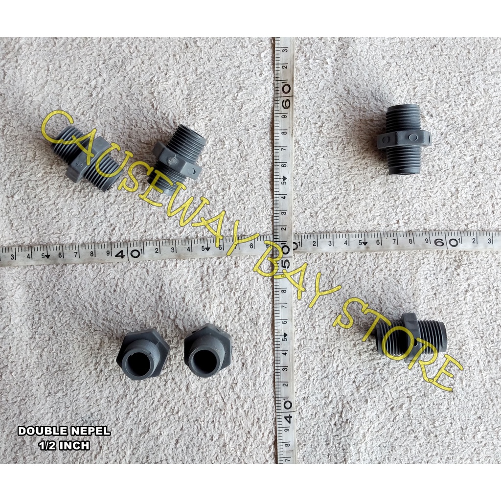 Jual DOUBLE NEPEL PVC 1/2 INCH | Shopee Indonesia