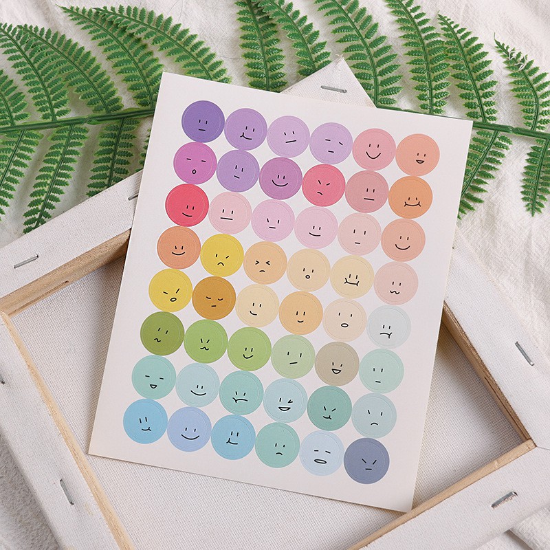 Jual [LBS] Smiley Face Stickers / Stiker untuk Diary / Planner ...