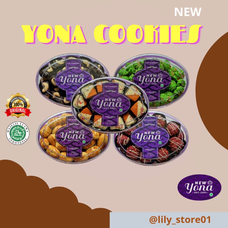 Jual FRESH-READY YONA COOKIES NEW YONA COOKIES kue lebaran kue kering ...
