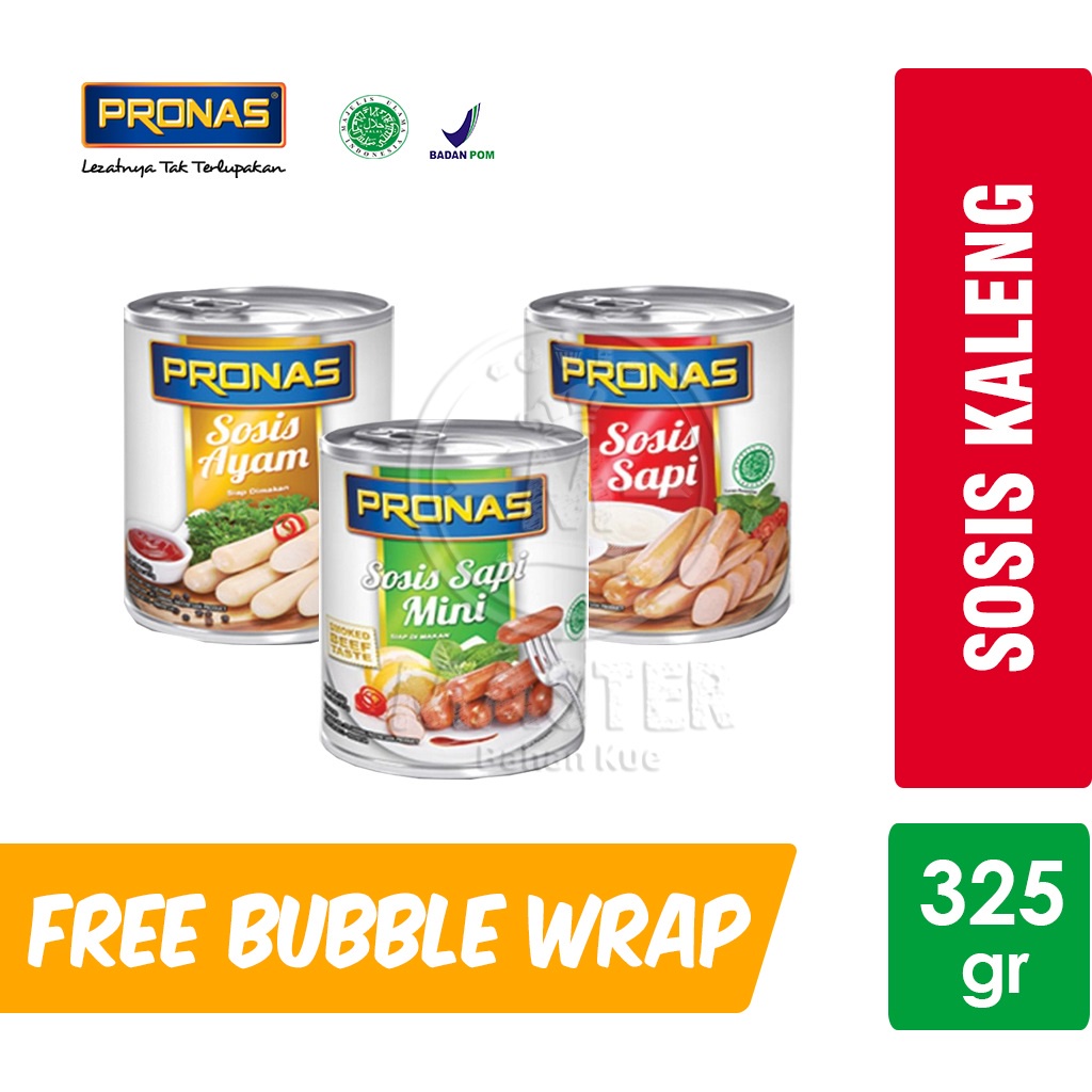 Jual Pronas Sosis Sapi / Sosis Ayam Kaleng [325 gr] | Shopee Indonesia