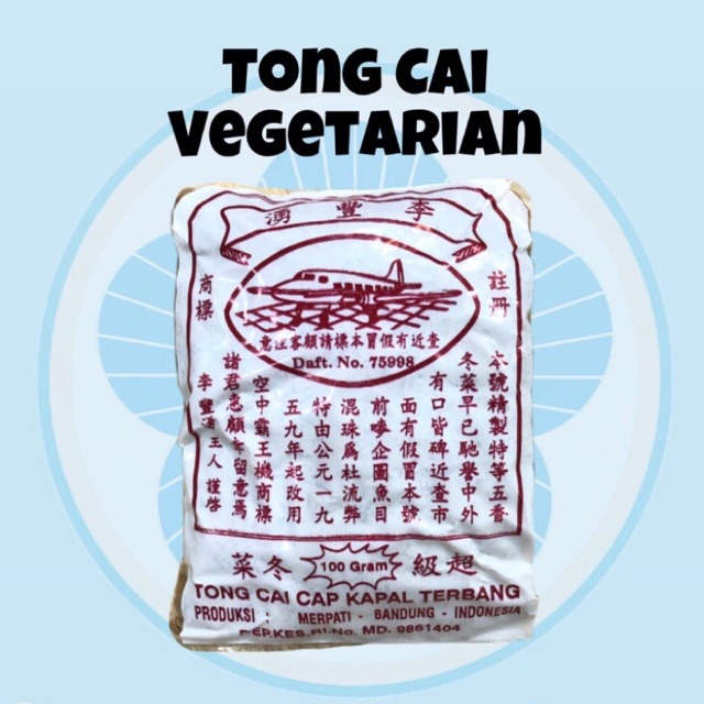 Jual Tong Cai Cap Kapal Terbang / Tung Cai Vegetarian / Sawi Kering ...