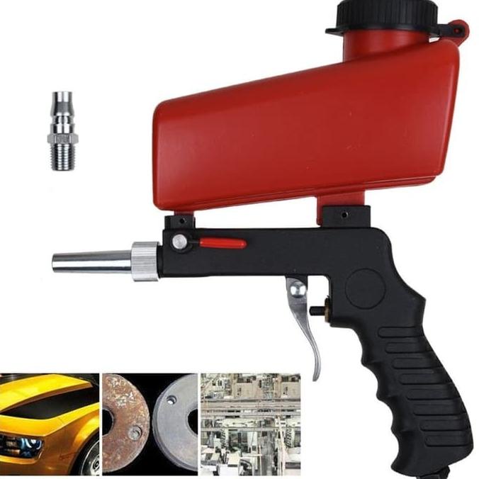 Jual sprayer sand blaster sand blast gun amplas spray gun sand blasting ...