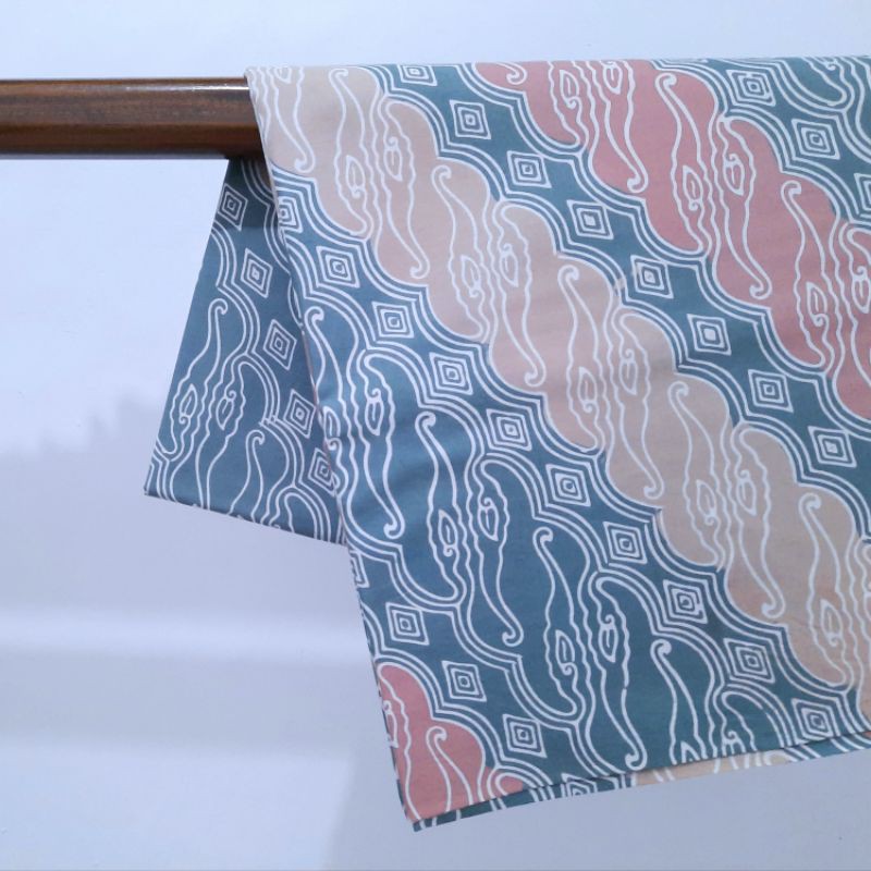 Jual kain batik cap katun 3warna coksu,salem,hijau motif liris 03 ...