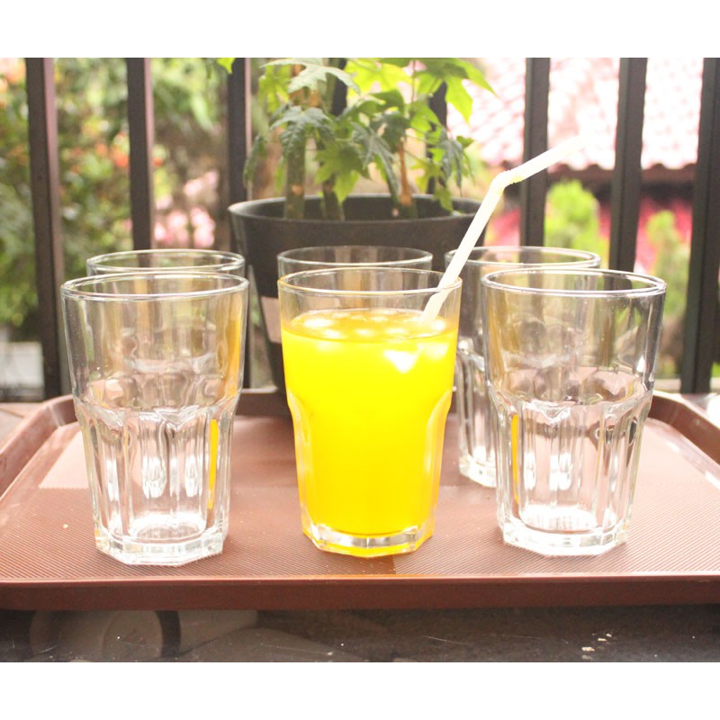Jual Gelas tumbler KIG / gelas ice tea/ ice teh/ lemon tea 14.5 oz - 6 ...