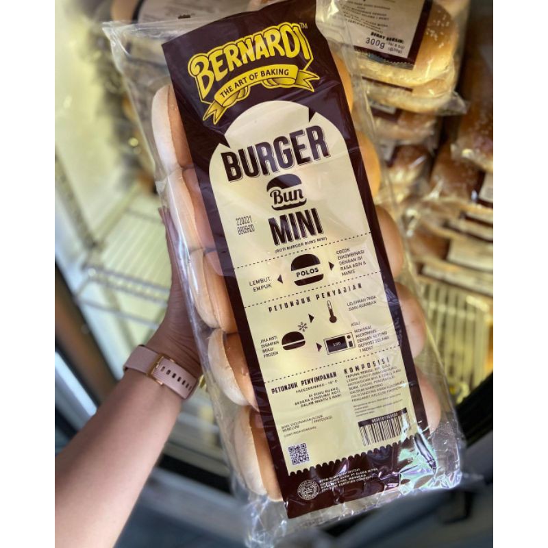 Jual Bernardi Roti Burger Mini Bun mini isi 20pc | Shopee Indonesia