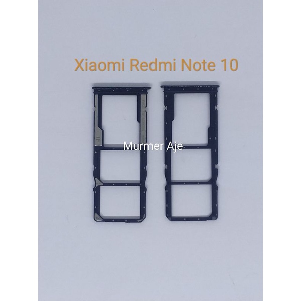Jual Sim card tray slot tempat kartu sim xiaomi redmi note 10 10s 4G oem | Shopee Indonesia