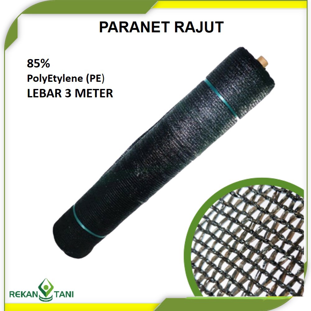 Jual PARANET 85% LEBAR 3 METER JARING ATAP/SHADING/NET JUAL PER 1 METER ...