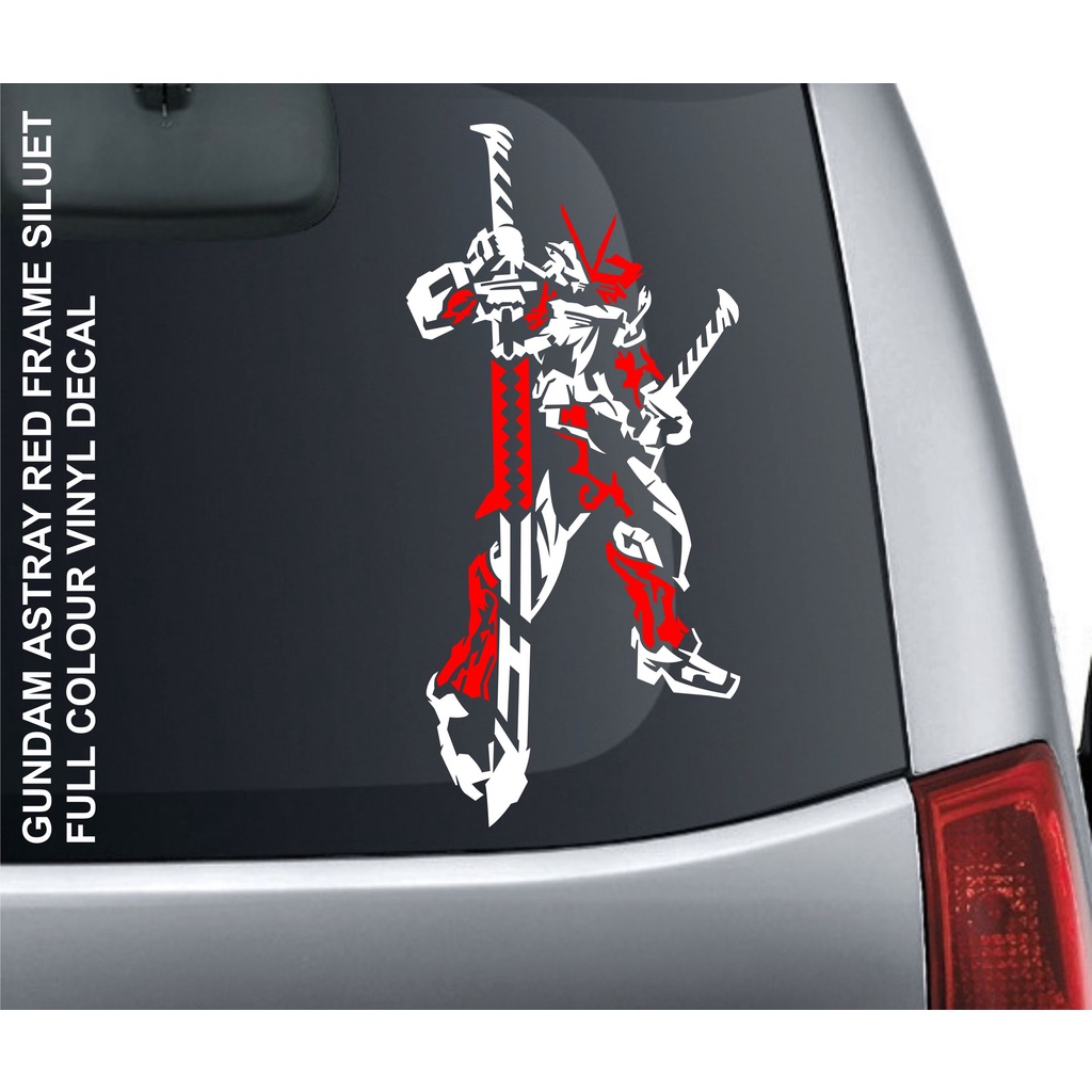 Jual Sticker Cutting Gundam Astray Red Frame Siluet | Shopee Indonesia