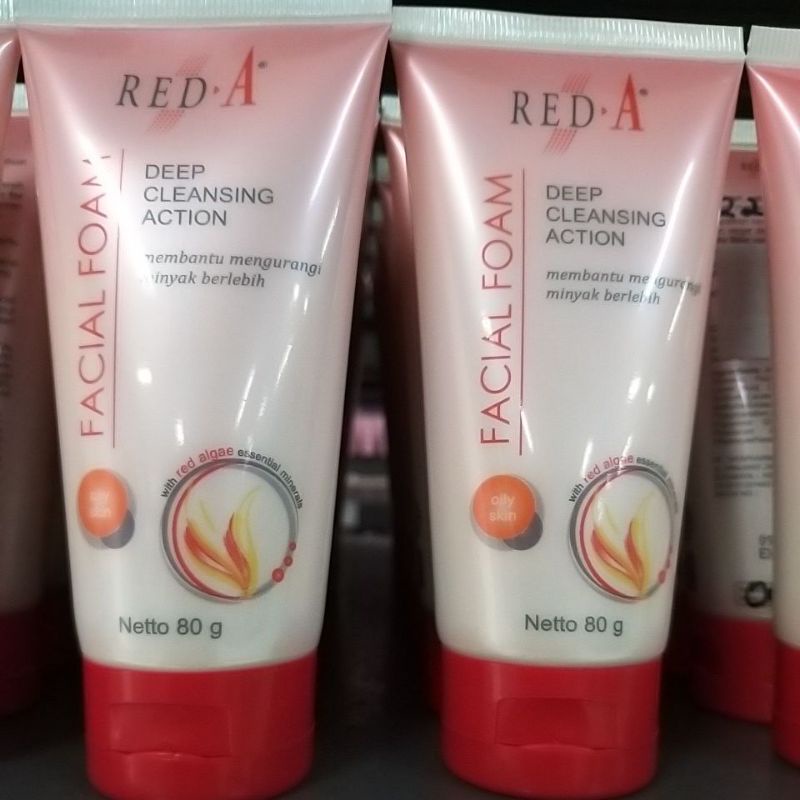 Jual Facial foam Red A / facial wash Viva (Normal, Acne, Oily) | Shopee ...