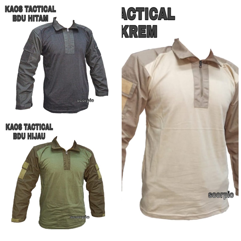 Jual Baju Tactical / Baju BDU Combat | Shopee Indonesia