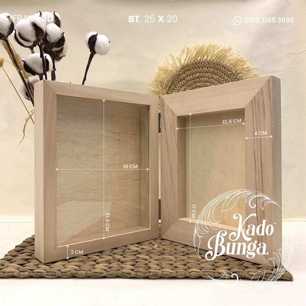 Jual KADO SPESIAL FRAME 3D 25X20 BUKA TUTUP HADIAH KADO UNIK UNTUK ...