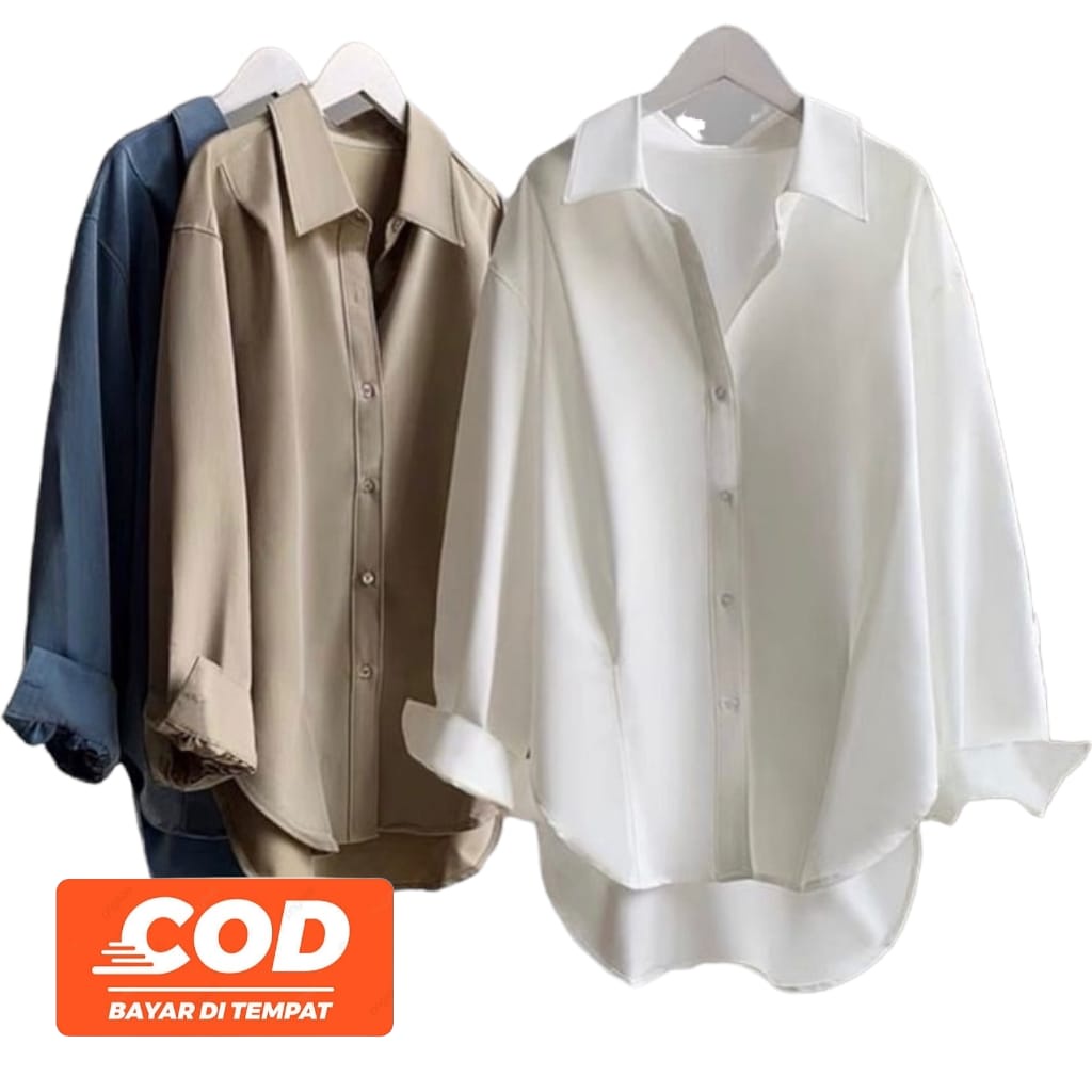 Jual KEMEJA OVERSIZE ALEN TOP / KEMEJA ALEN SHAKILA SHIRT WANITA MUSLIM | Shopee Indonesia