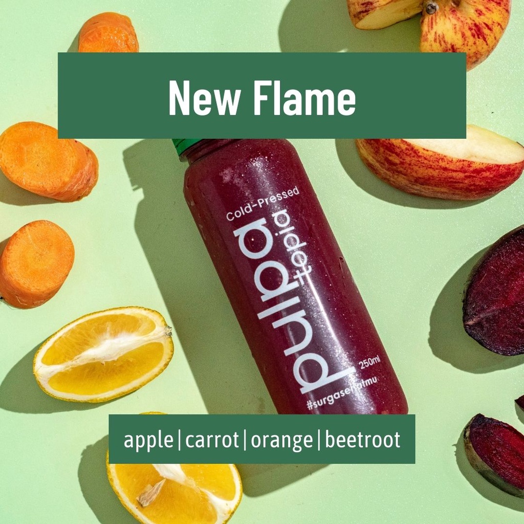 Jual Cold Pressed Juice New Flame - Jus Sehat Detox Diet Natural Sayur ...