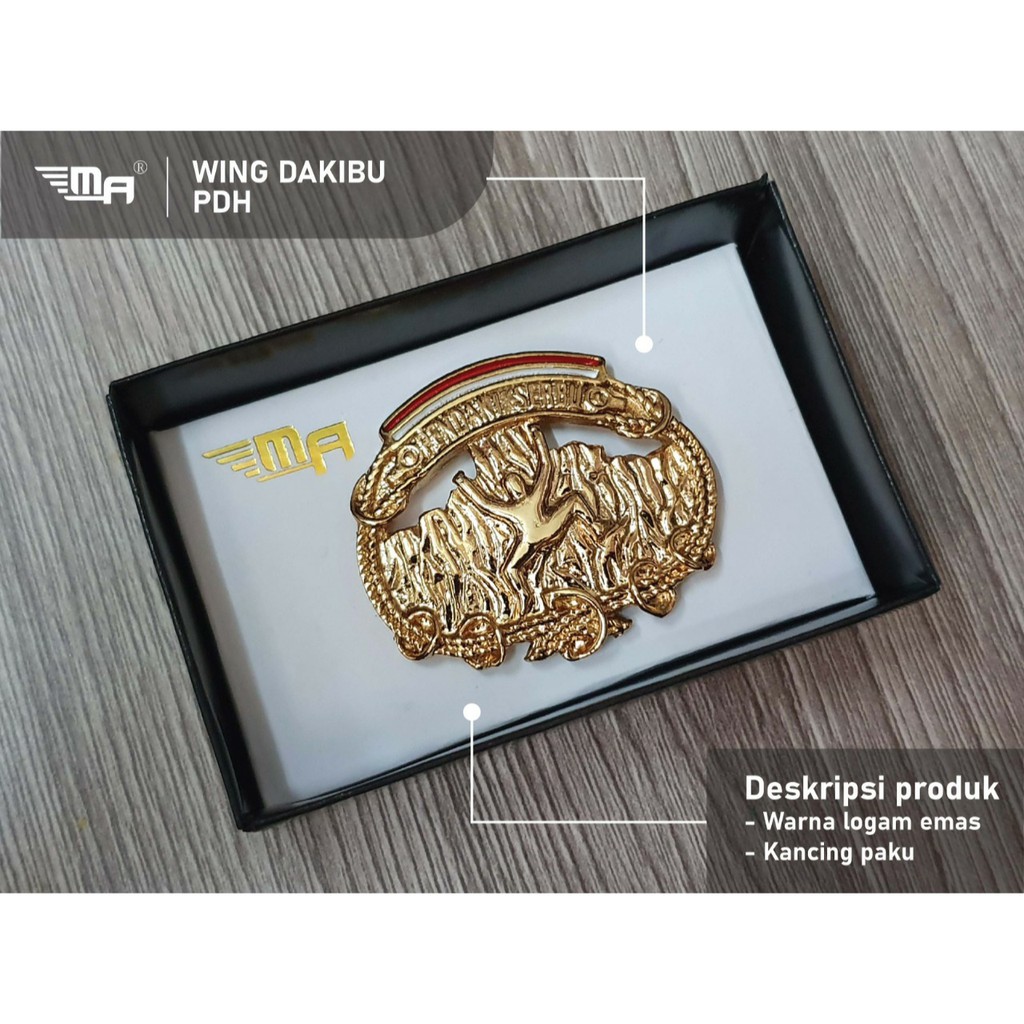 Jual Wing Dakibu PDH TNI | Shopee Indonesia
