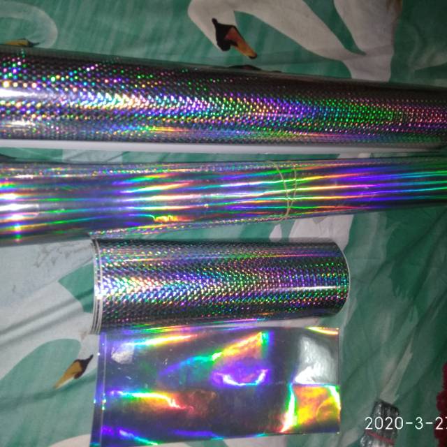 Jual Stiker hologram pelangi dan sisik | Shopee Indonesia