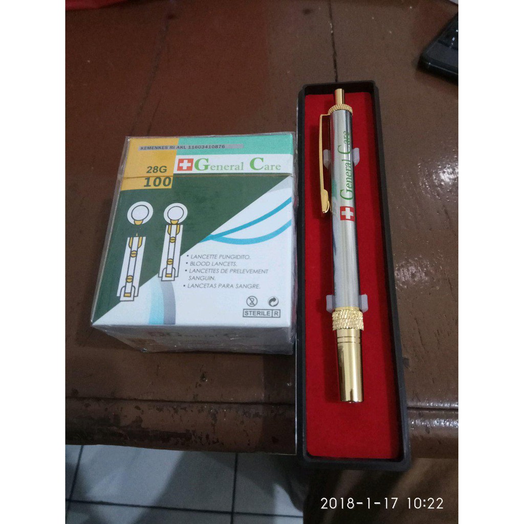 Jual PAKET PEN BEKAM GENERAL CARE PLUS LANCET | Shopee Indonesia